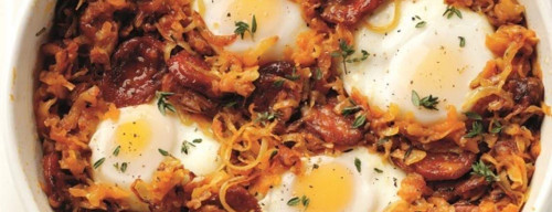 Recipe Trolley | Poached Egg & Chorizo Rosti